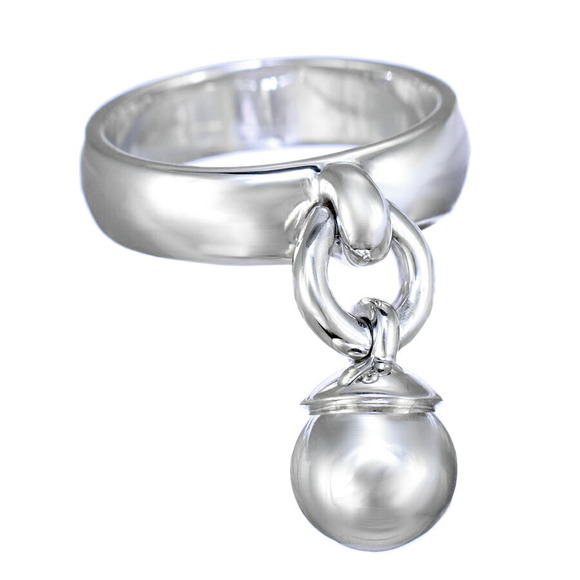 Tiffany & Co. | Jewelry | Tiffany Ball Dangle Ring Silver | Poshmark